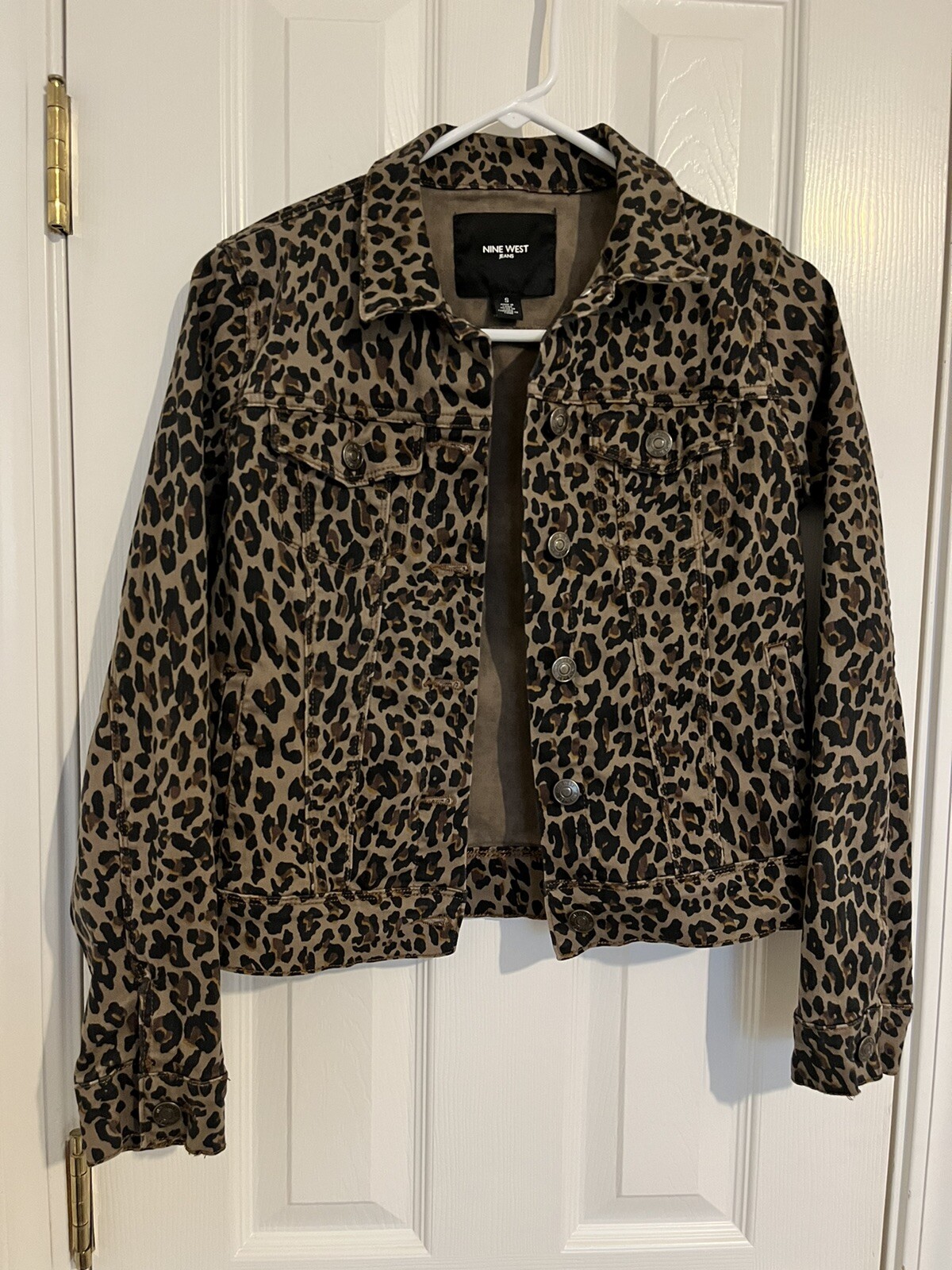 Nine West Sarah Jacket Wild One Leopard/Cheetah Print… - Gem