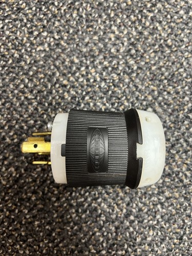 HUBBELL TWIST-LOCK "Turn and Pull" 20A, 125V, GND PLUG L5-20P L520P | eBay