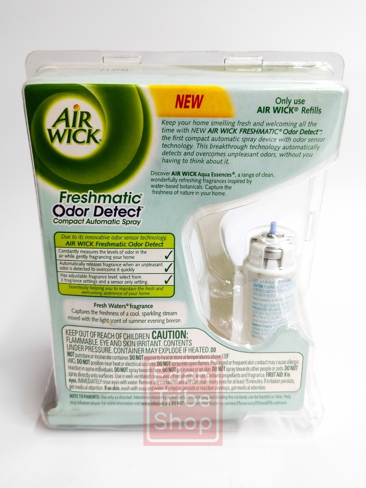 Air Wick Freshmatic Compact Automatic Spray Fresh Waters – 1 Device & 1 ...