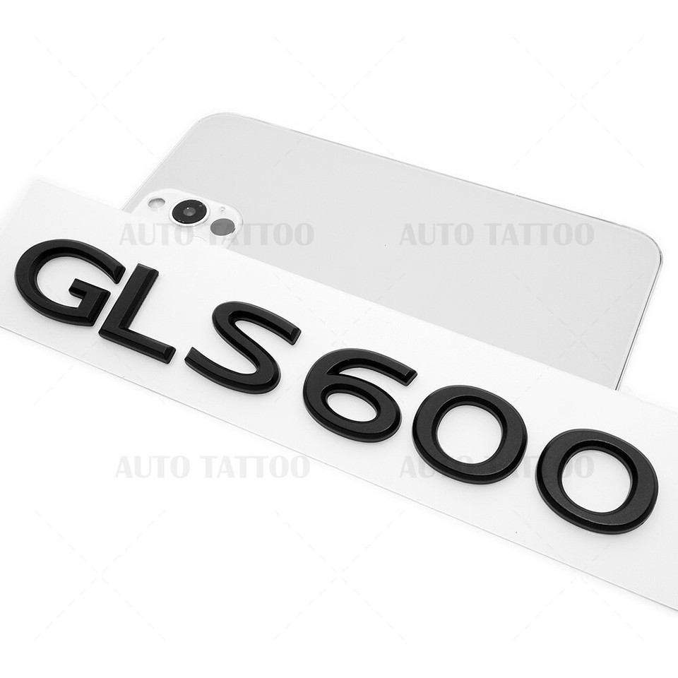 Mercedes-Maybach GLS 600 SUV AMG Emblem Liftgate Nameplate Badge Matte ...