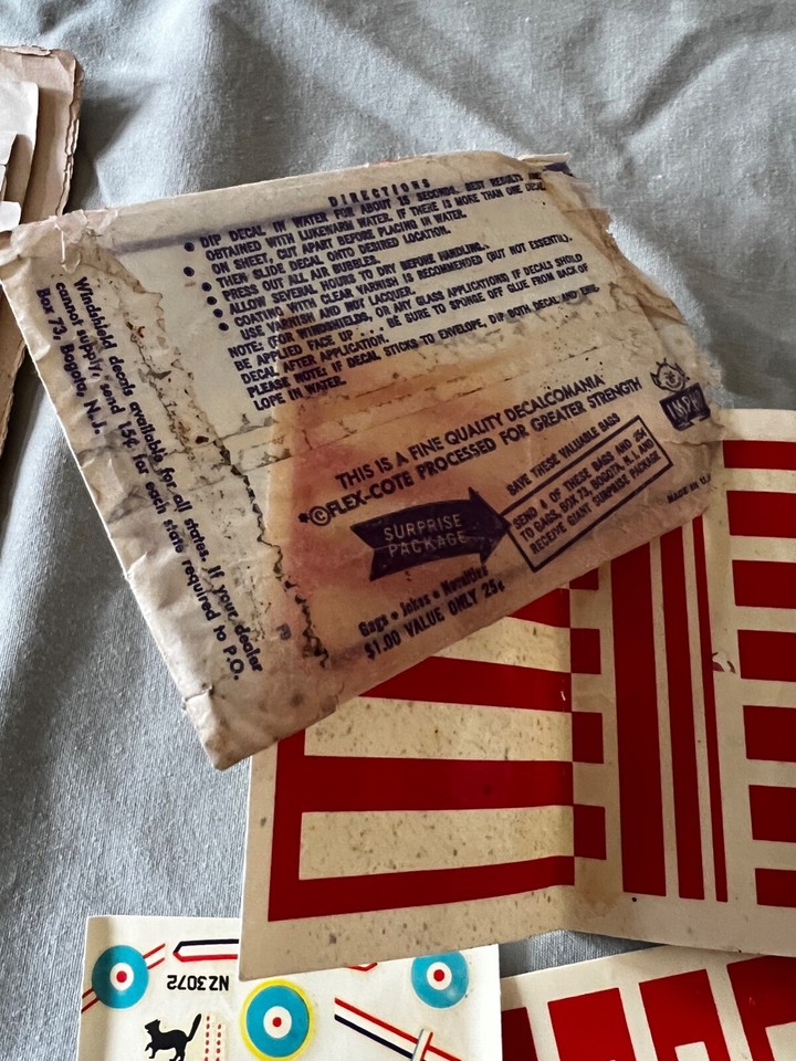 AMERICAN FLYER DECAL LOT - Pre and Post war See Pictures - Lot of ...