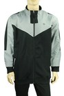 NEW MENS LRG BLACK / GREY COLORBLOCKED TRACK JACKET 3XL | eBay