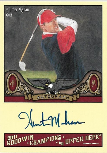2011 Upper Deck Goodwin Champions Autographs #HM Hunter Mahan Auto | eBay