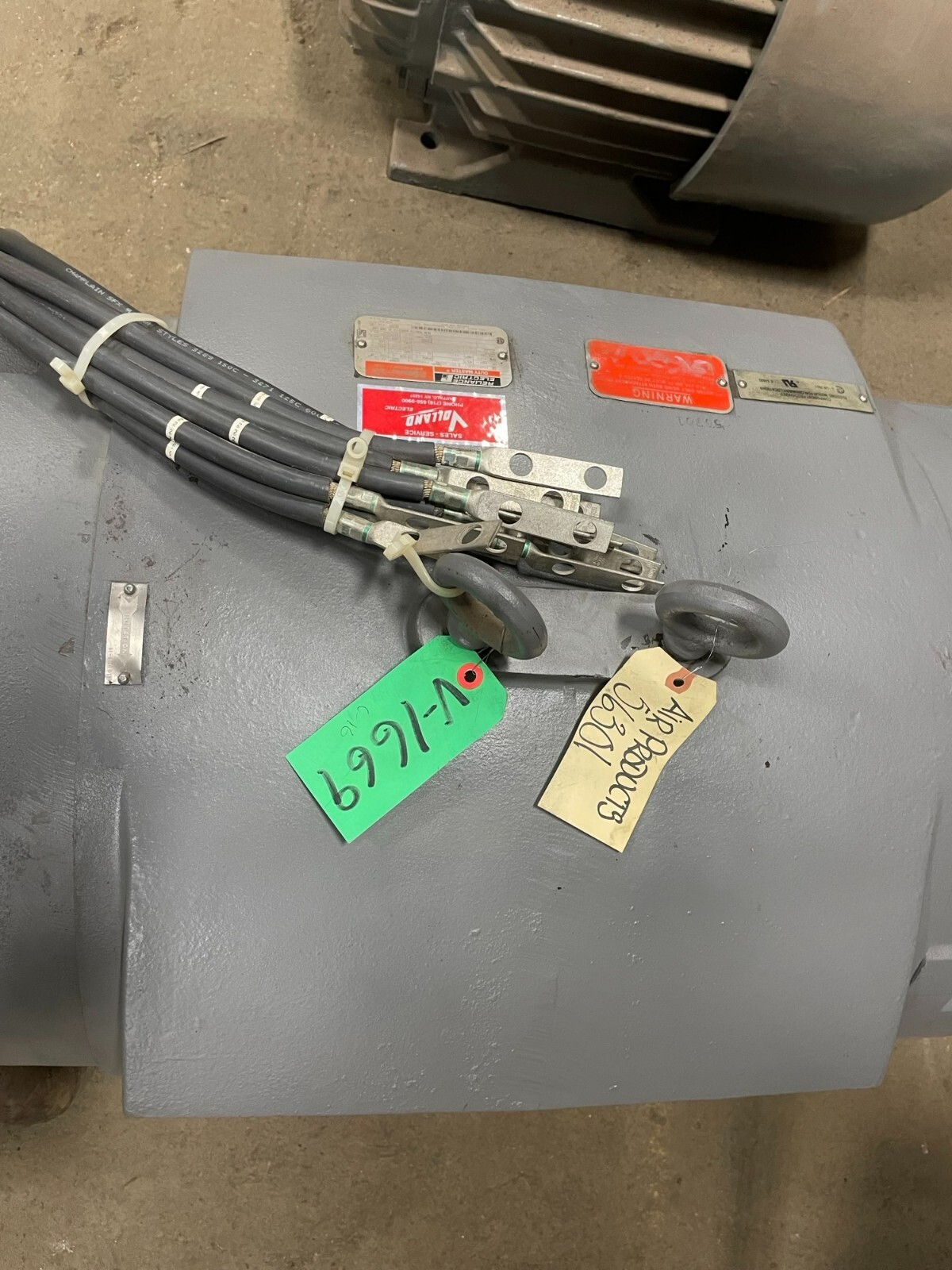 450HP RELIANCE DUTY MASTER MOTOR REBUILT - MODEL P44G6801A, 3600RPM ...