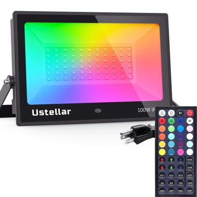 100W Exterior RGB LED Flood Lights Color Changing Led Waterproof Color ...