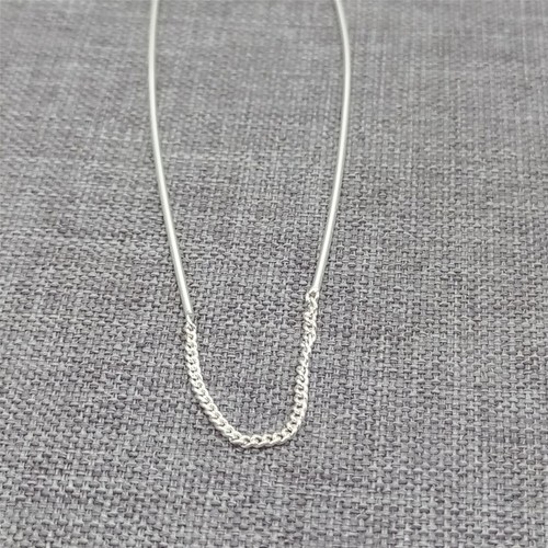 2prs of 925 Sterling Silver U Earring Threaders Curb Chain Ear Threads ...