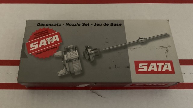 SATA Jet 90-2 Boxed Nozzle Set 1 3 HVLP Obsolete NLA From SATA RARE ...