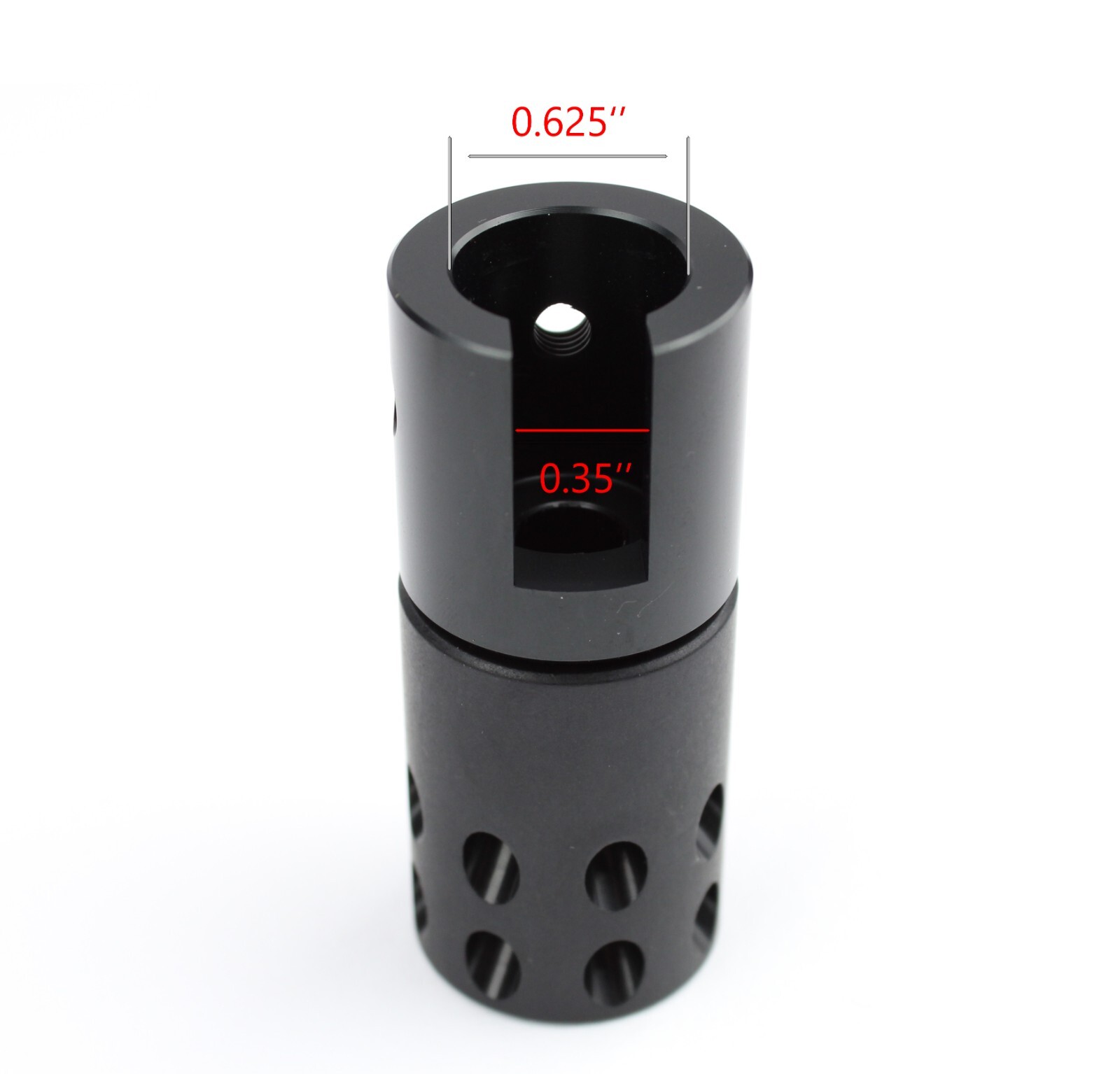 Black Muzzle Brake/Linear Compensator Compatible with Ruger 10/22 1022 ...
