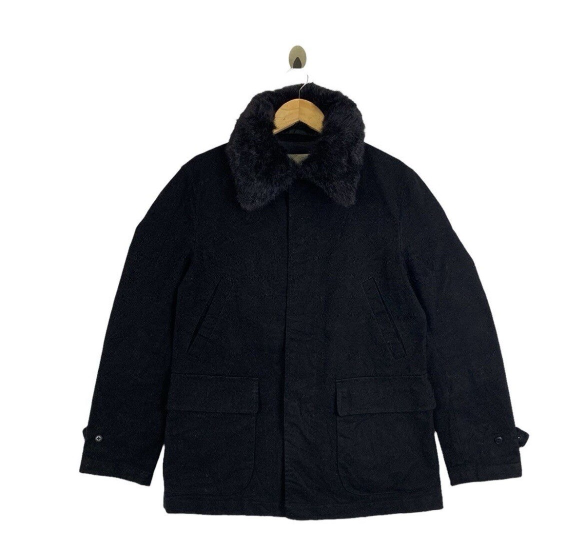 RARE Vintage Japanese Fur Collar Jacket - Gem