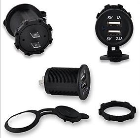Campervan 12v 24v Double USB Socket 12v Cigarette Socket Motorhome Boat ...