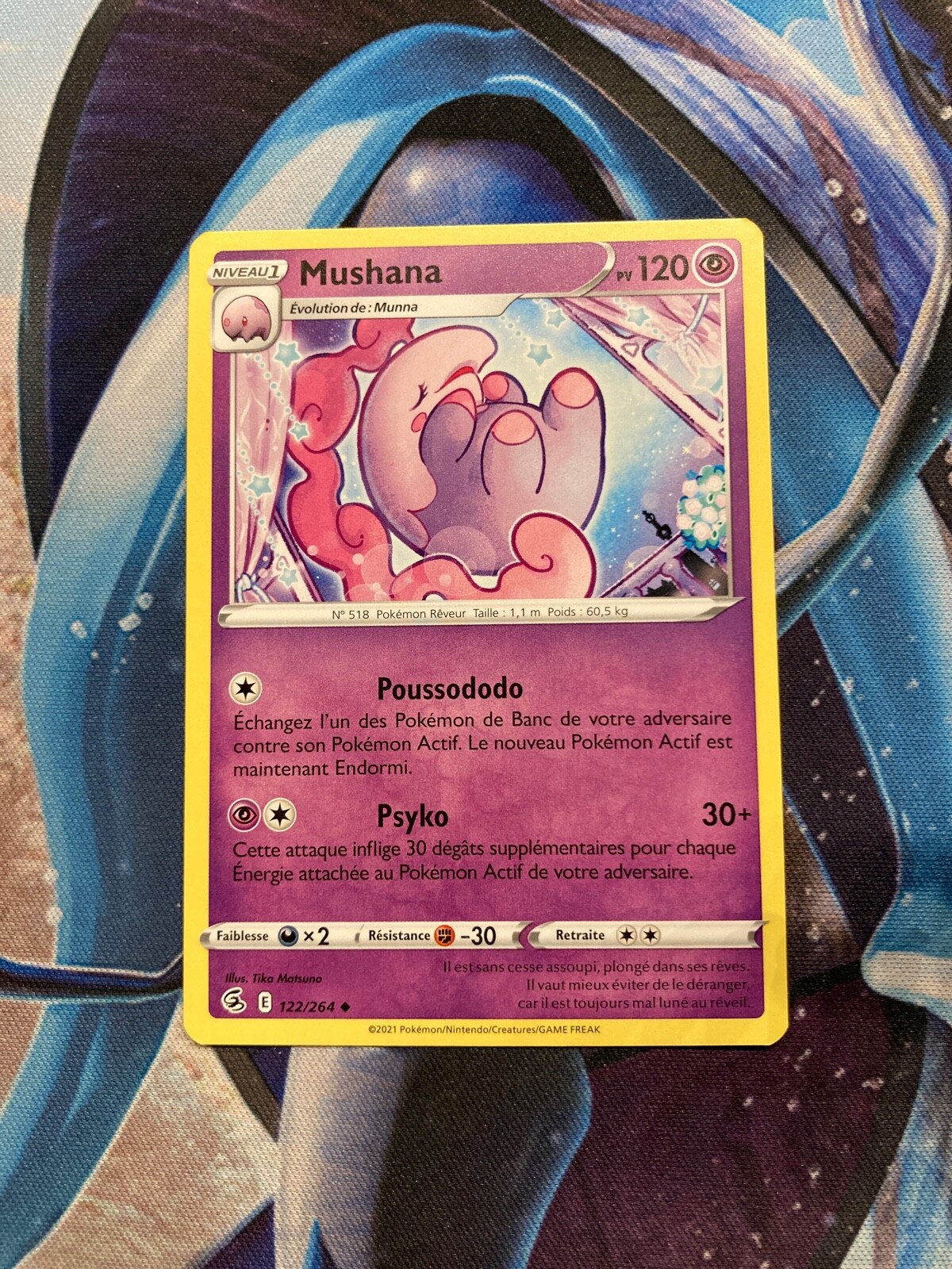 Pokemon Card Mushana 122/264 EB08 Fusion Fist | eBay UK