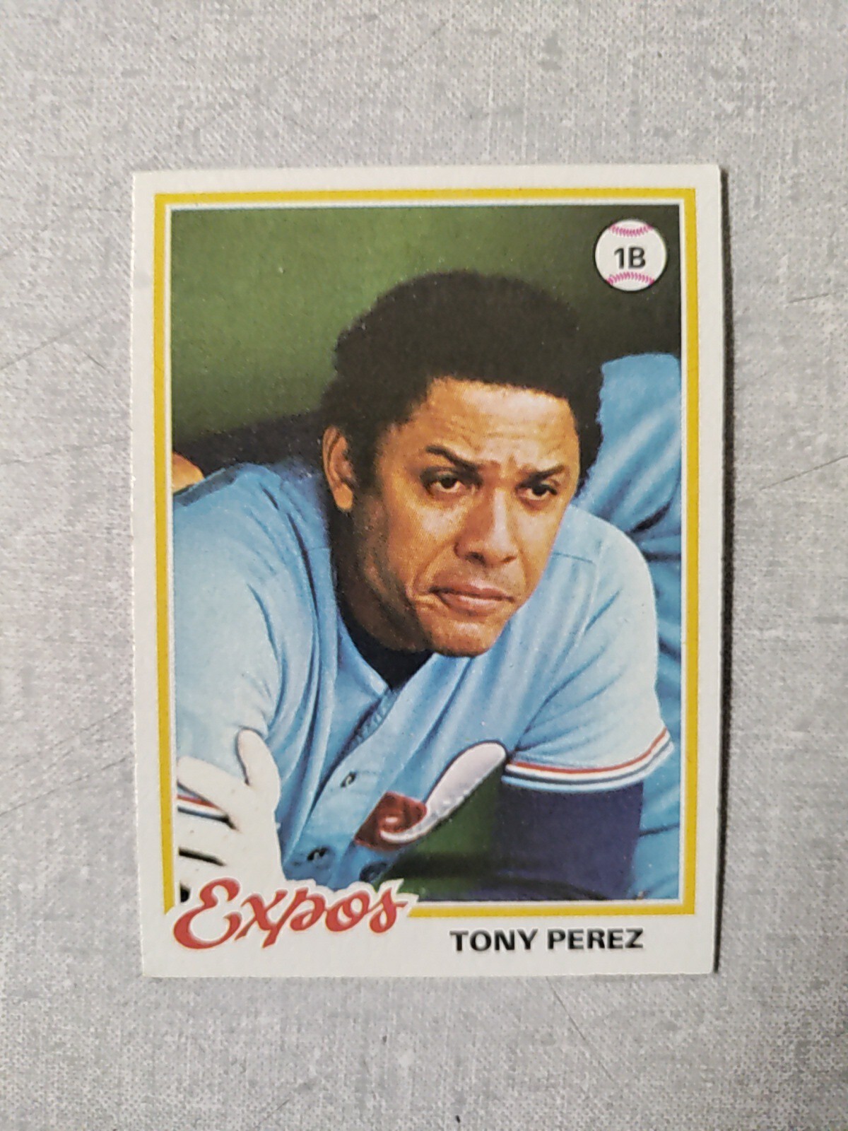 1978 Topps. Baseball Tony Perez Montreal Expos HOF #15 Ex Read ...