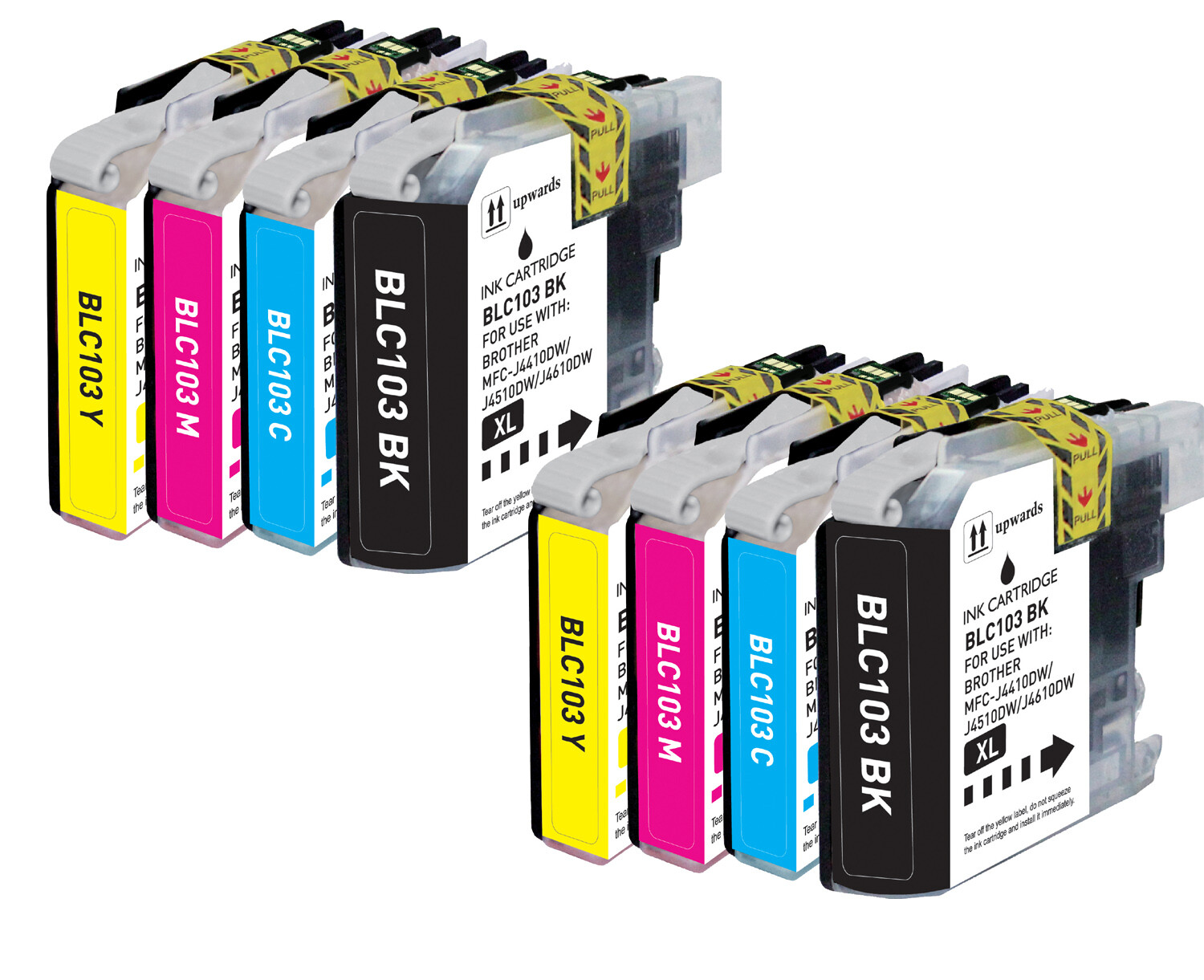 Lc103xl Ink Cartridges For Brother Printer Color 20 PK Quality Ink Set ...