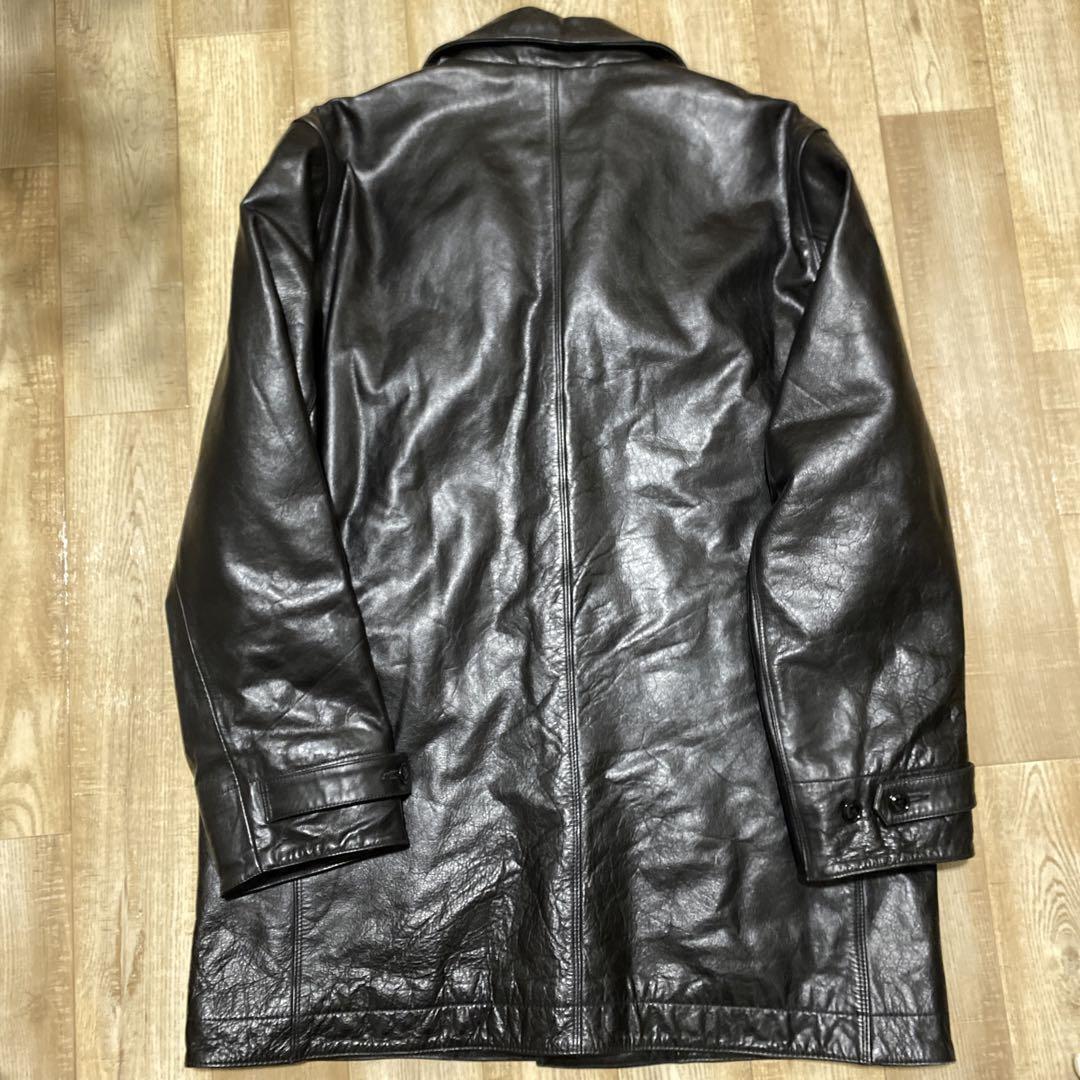 90S Old Gap Leather Car Court Nomura Wearing Jacket XL Men's 90S Old Gap Leather Car Court Nomura Wearing Jacket XL Men's