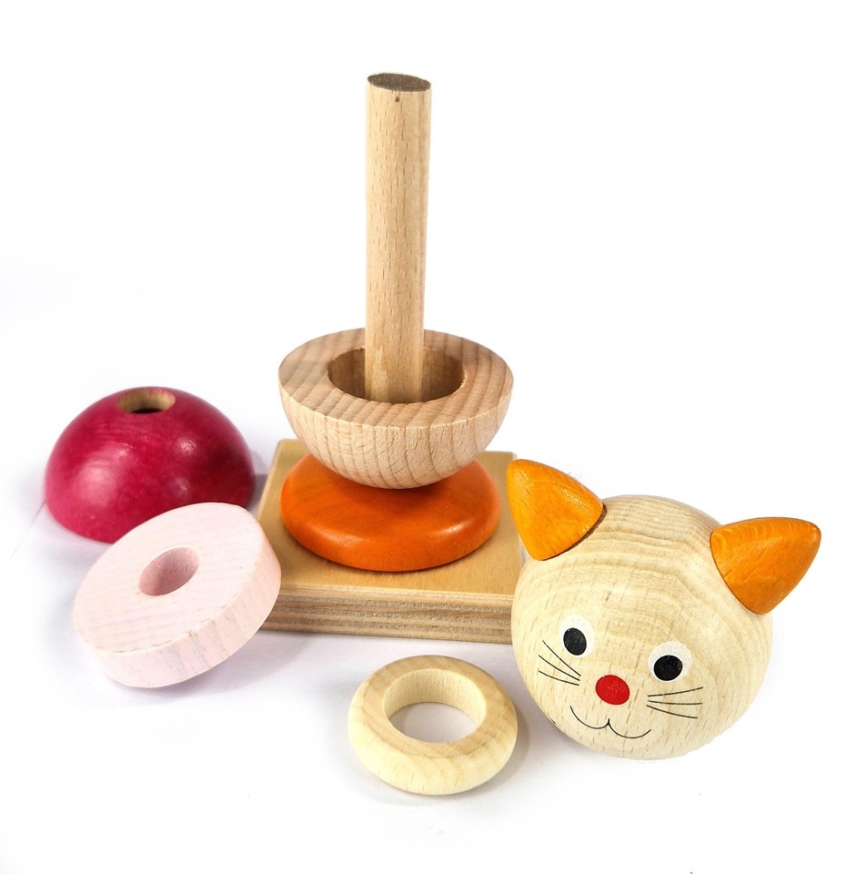 Stacking Game Kittens WxHxD 6x14x6cm NEW Dexterity Skill | eBay