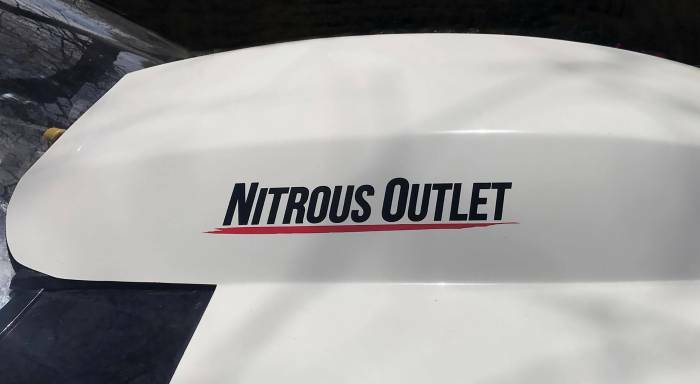 Nitrous Outlet Underline Sticker 16"x3" (Black) 841400140954| eBay