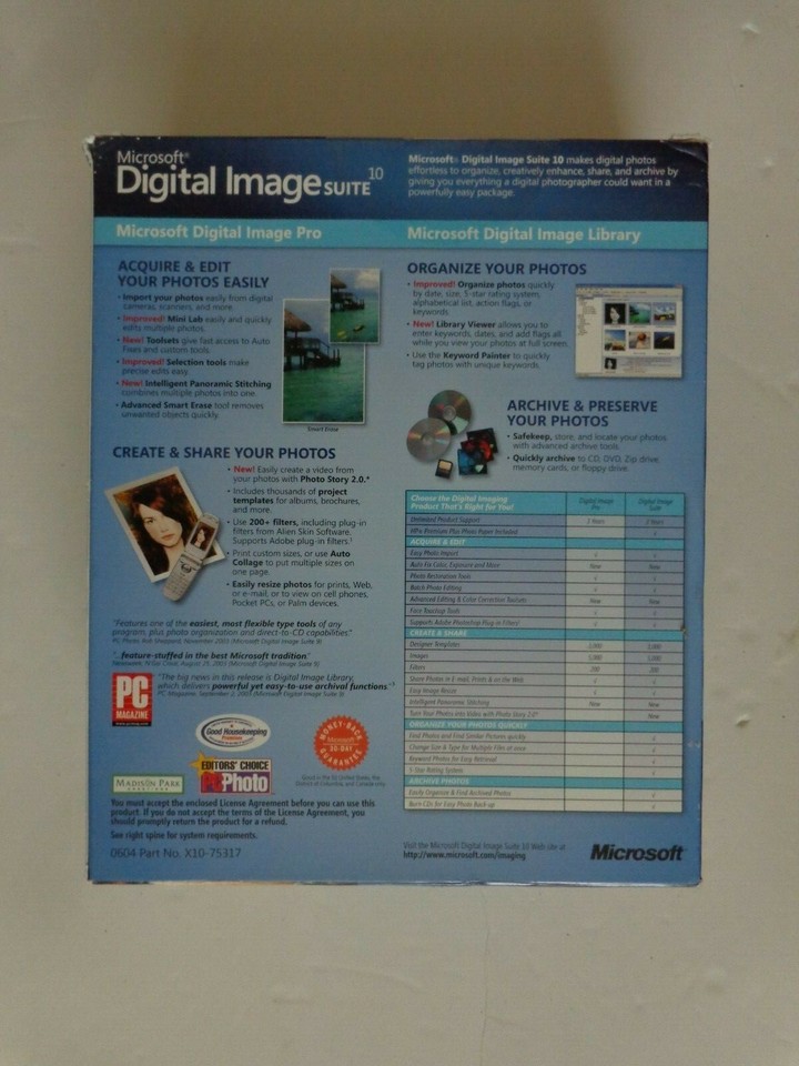 Microsoft Digital Image Suite 10.0 805529806429| eBay