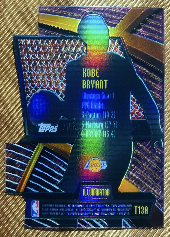 1998 Rare SP Kobe Illuminator DC Refractor Parallel Die Cut Mint ...