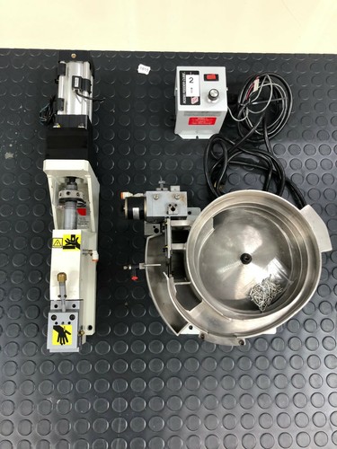 Cambridge Automatic Pin Inserter MD838P w/ Vibratory Bowl Feeder ...