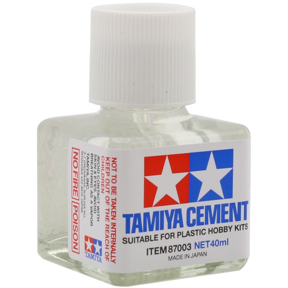 Tamiya 87003 Liquid Cement Adhesive 40ml Bottle for Model Kits with ...