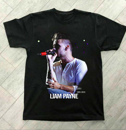 RIP Liam Payne Signature 1993-2024 One Direction Unisex T-shirt BM243 ...