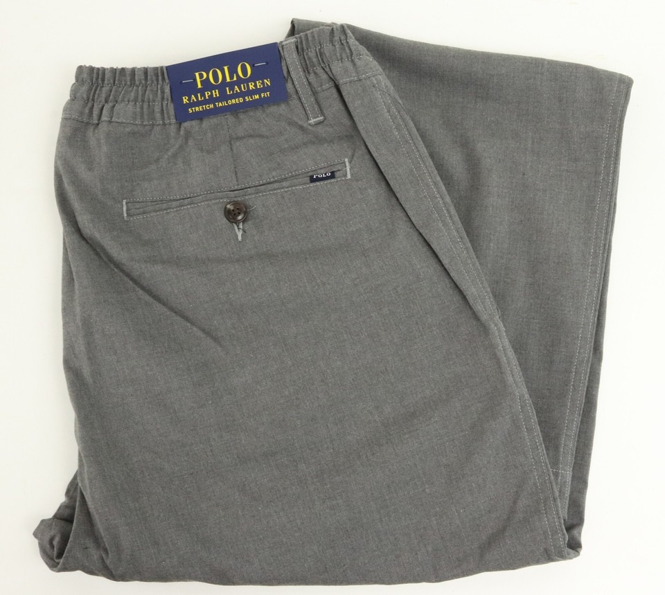 New Mens Polo Ralph Lauren Slim Tailored Fit Drawstring Polo Prepster ...