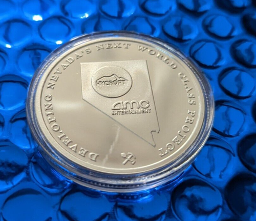 Nevada Hycroft AMC Silver Arounds Mint Limited Edition Coin /3000 NEW ...