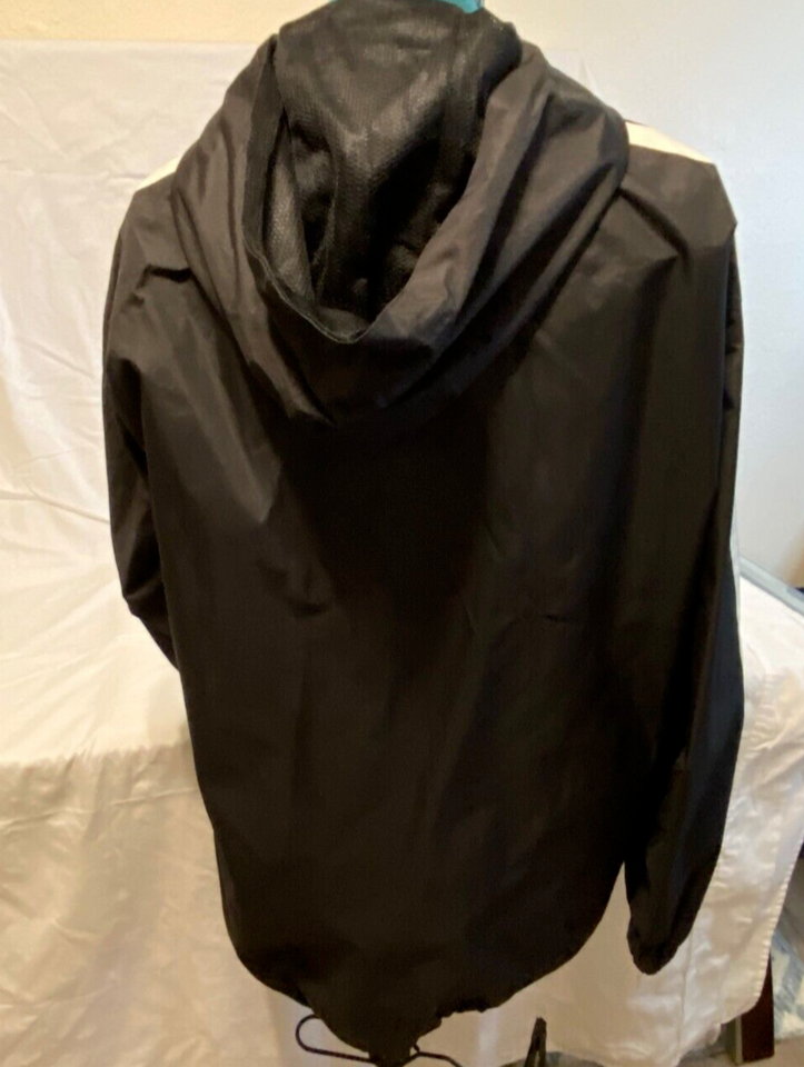 Kenpo Black & White Men's Rain Jacket Windbreaker Size S | eBay