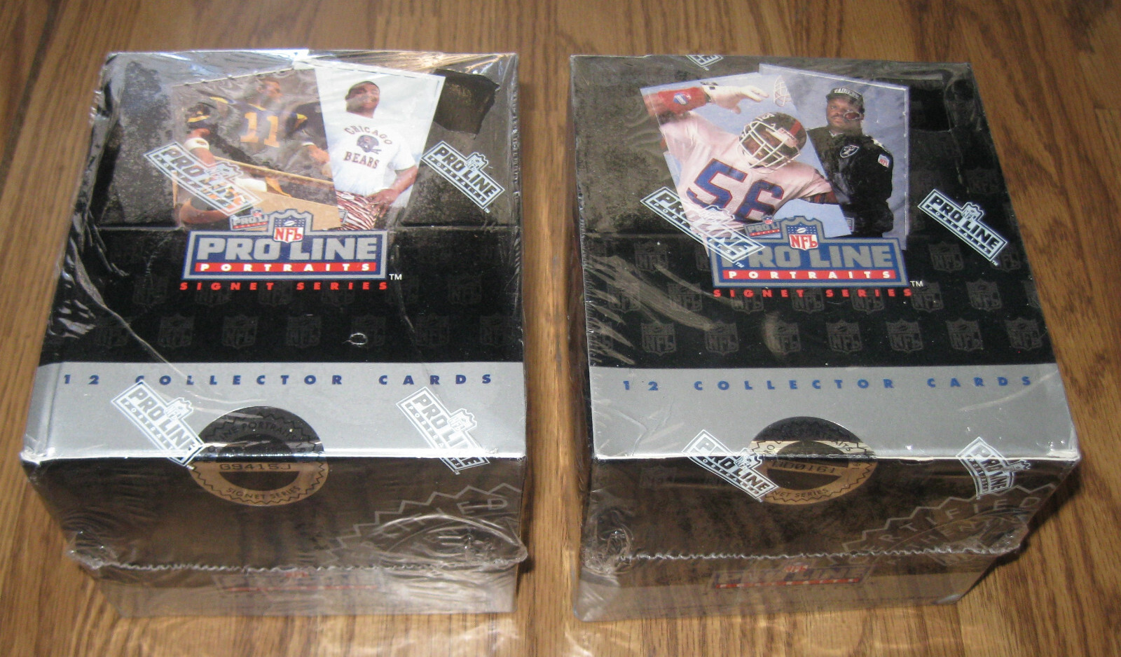 1991 NFL PRO LINE PORTRAITS BOX (36 PKS/12 Cards per) - AUTO - (2) BOX ...