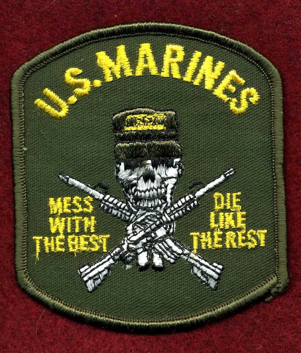 Skull And Crossed Rifles Usmc
