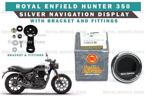 Royal Enfield "Silver Navigation Display Unit With Fitting Assy" Fit ...