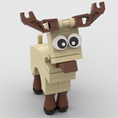 LEGO Deer, MOC, Holiday, Christmas Custom Ornament, 100% NEW Genuine ...