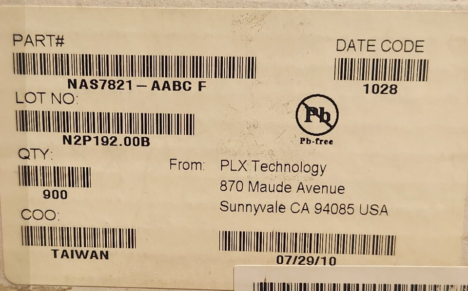BRAND NEW (900 PCS) NAS7821-AABC F PLX | eBay