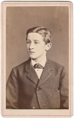 CDV Photo of Young Boy Man 1880s era Jever, Germany | eBay