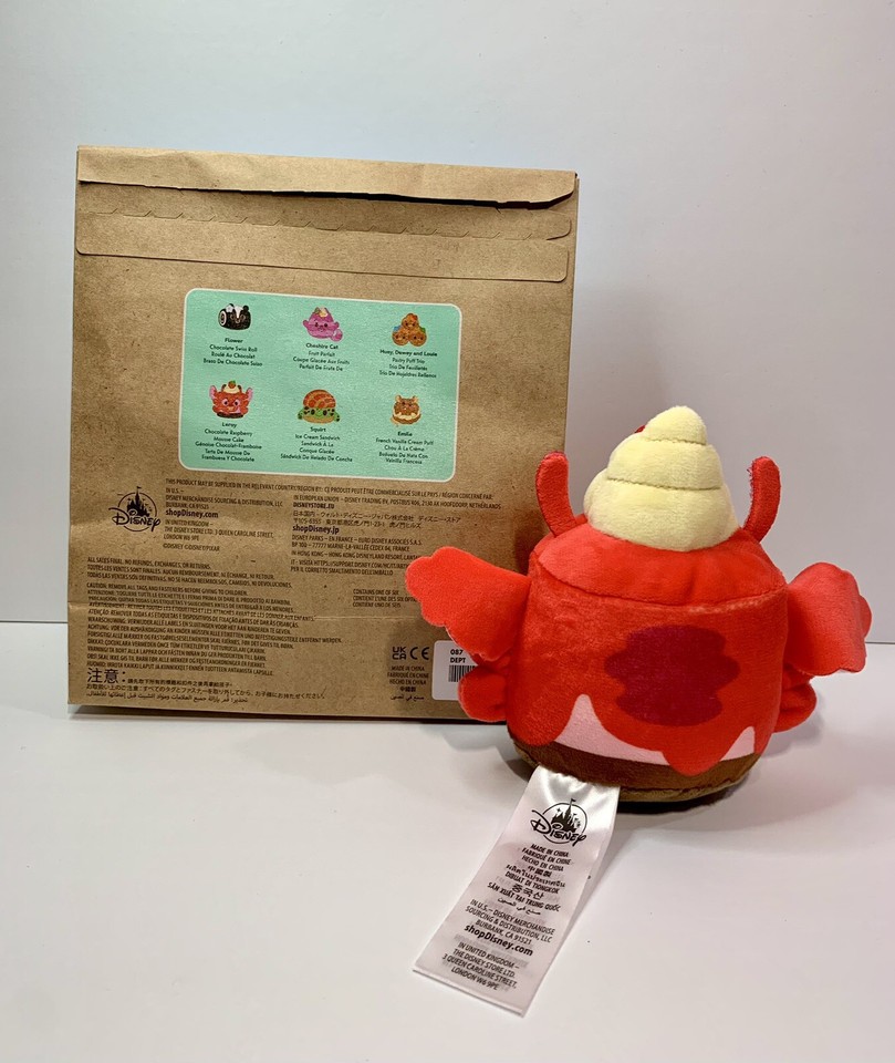 Disney Munchlings Gourmet Goodies Stuffed Mini Plush LEROY Mousse Cake ...