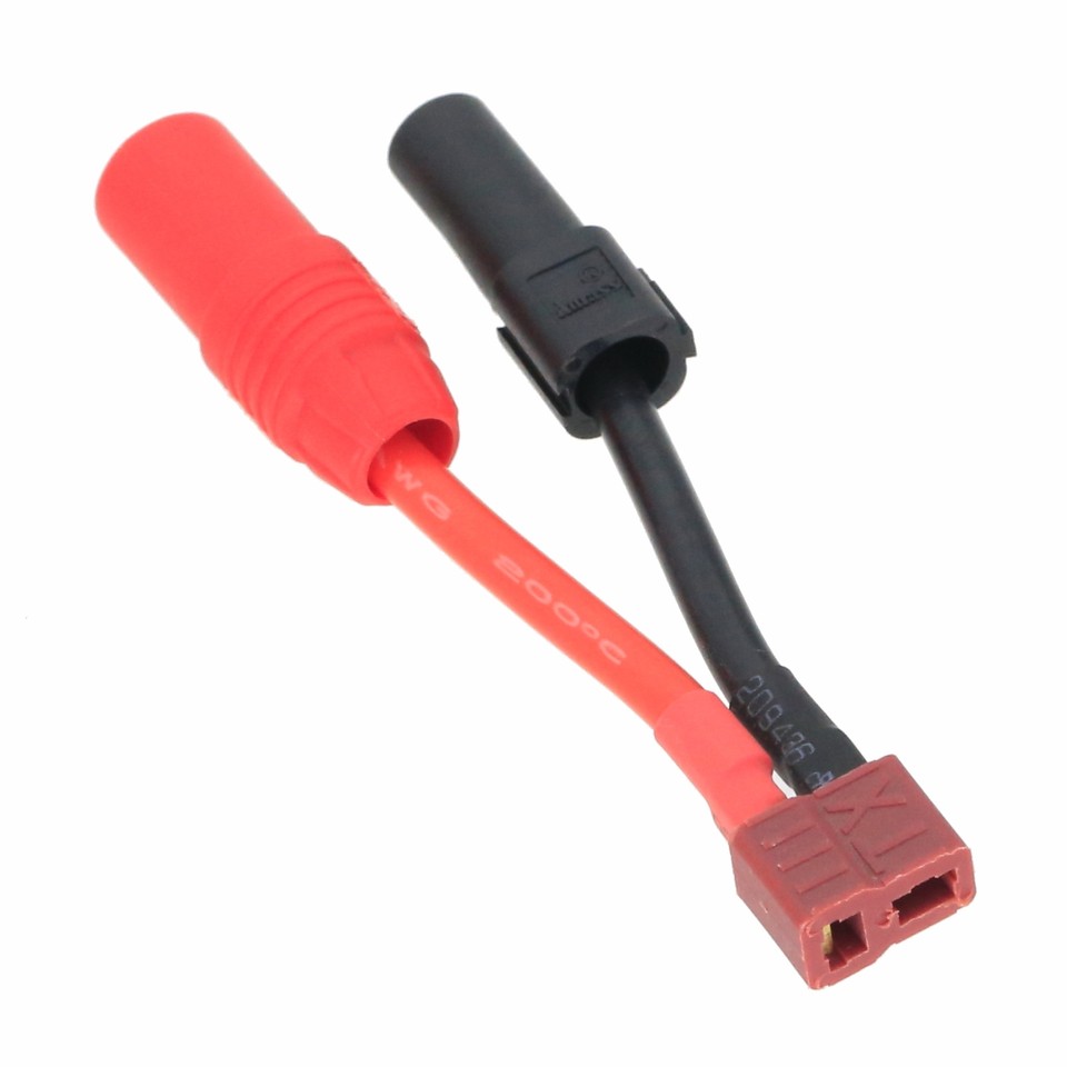 AS150 XT150 Female to Deans Nylon T Plug Female Cable 12AWG 5CM Wire ...