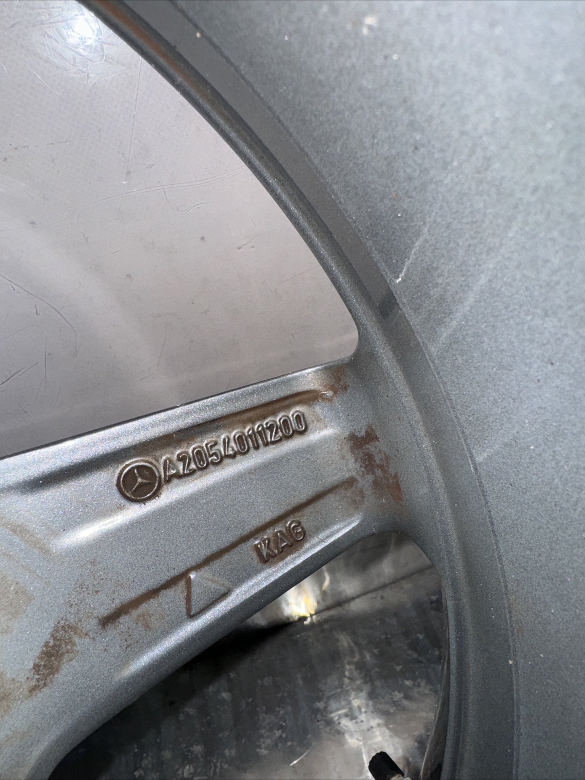 MERCEDES C CLASS AMG W205 REAR ALLOY WHEEL WITH TYRE A2054011200 C2 ...