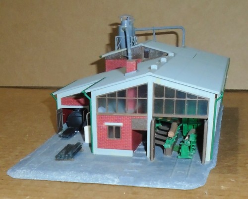 : HO Train Layout Structure .. "Lumber - Sawmill" Building | eBay