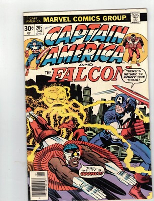 CAPTAIN AMERICA & THE FALCON #205 Marvel Comics 1977 VF | eBay