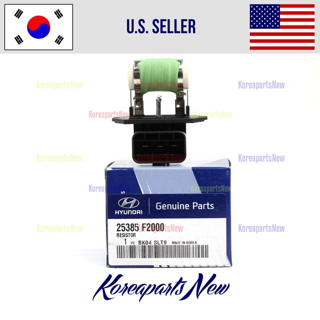 Genuine Cooling Fan Resistor OEM for 2017 Hyundai Elantra 25385F2000 ...