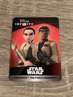 Disney Infinity Webcode Card Star Wars The Force Awakens Rey & Finn | eBay