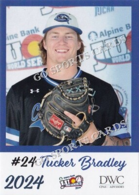 2024 Crowder College Roughriders JUCO Tucker Bradley Baseball Licensed ...