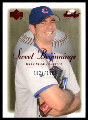 2001 Upper Deck Sweet Spot #139 Mark Prior /1500 Rookie RC | eBay