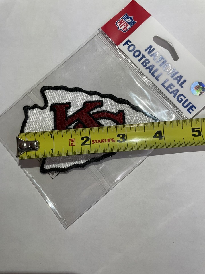 RARE Authentic Kansas City Chiefs Patch Official NFL Licensed Iron Sew ...