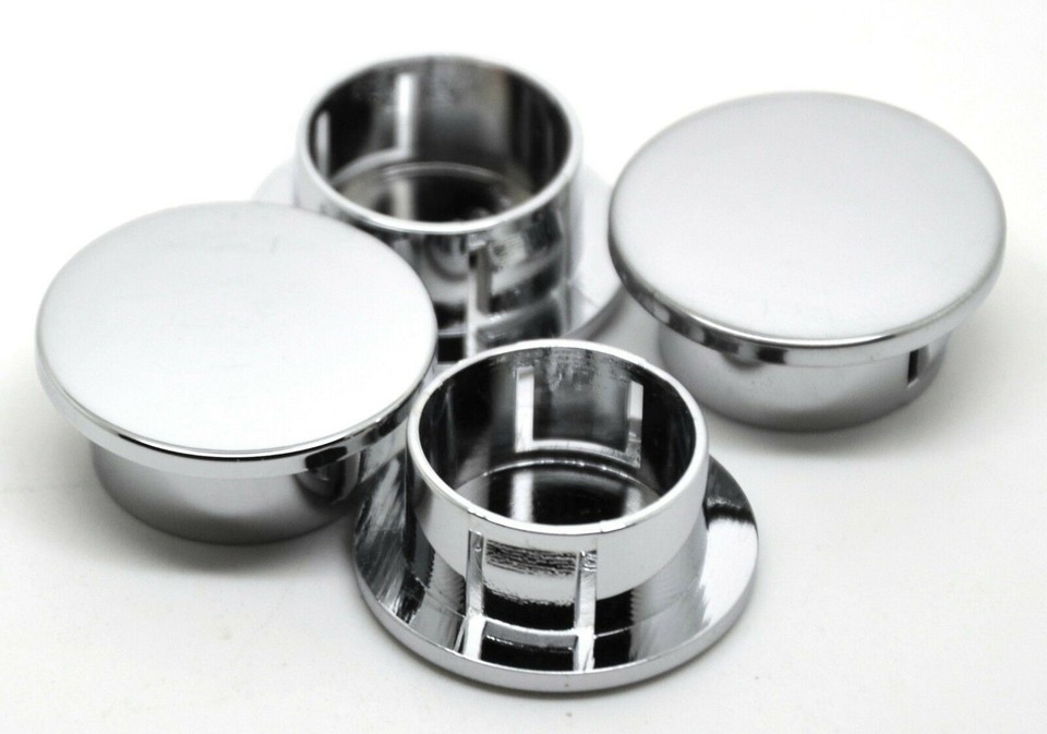 dash hole plugs(4) 3/4" chrome plastic for Kenworth lower console hole ...