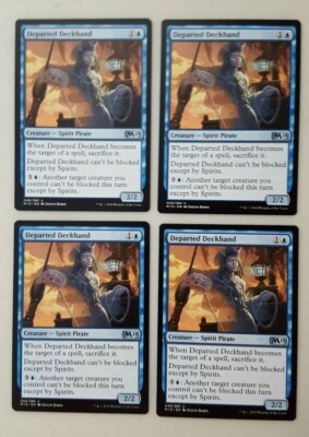[4x] Departed Deckhand M19 MTG Magic The Gathering NM Playset | eBay