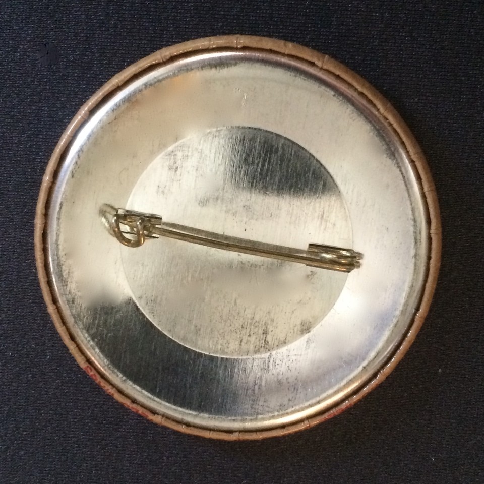 "MADE IN AMERICA" Buy American Khaki Pin-Back Button LARGE 2¼"-Red ...