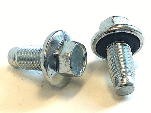 TWO GM Engine Oil Drain Plug w/Neoprene Gasket OE Part #11562588 Free ...