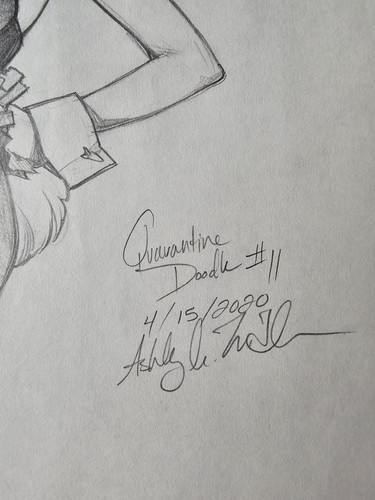 League Of Legends Riven Original Art By Ashley Witter Quarantine Doodle ...