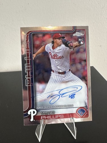 2025 Topps Chrome - Rookie Autographs Tyler Phillips #RA-TP (AU, RC ...